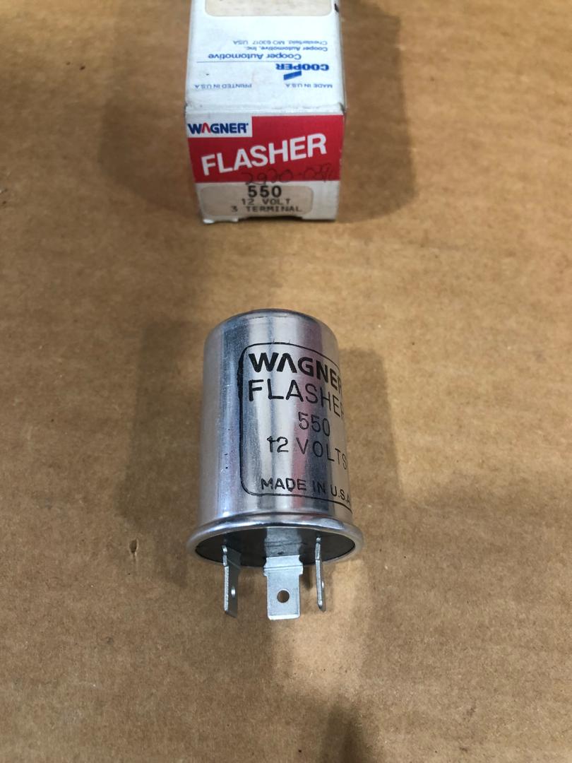 WAGNER FLASHER 550 12V 3 TERMINALS | eBay